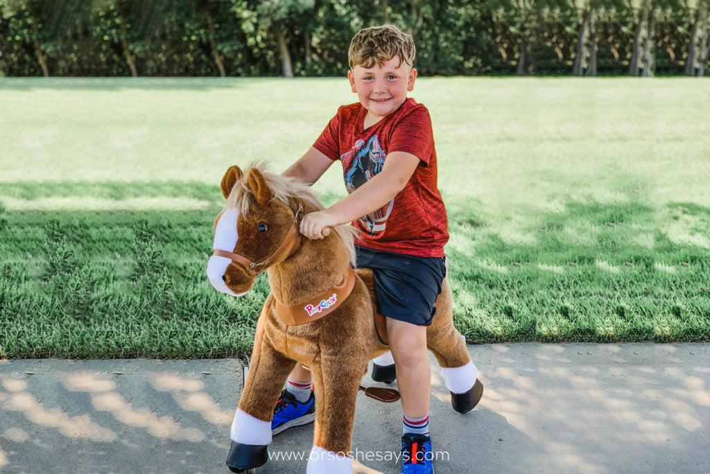 When Electric toys meet PonyCycle® mechanical ride on toy – PonyCycle ...