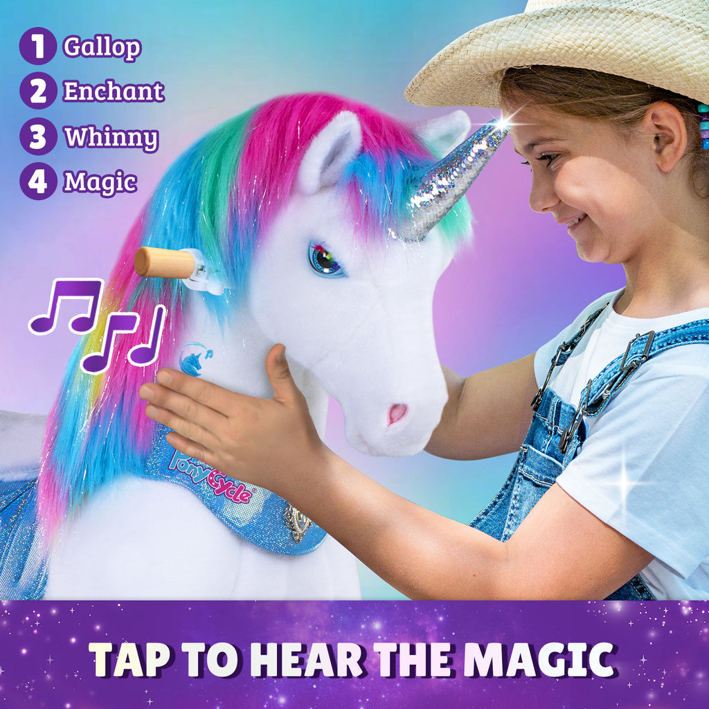 Rainbow Unicorn Rideable Toy for Kids | Model Y | PonyCycle ...