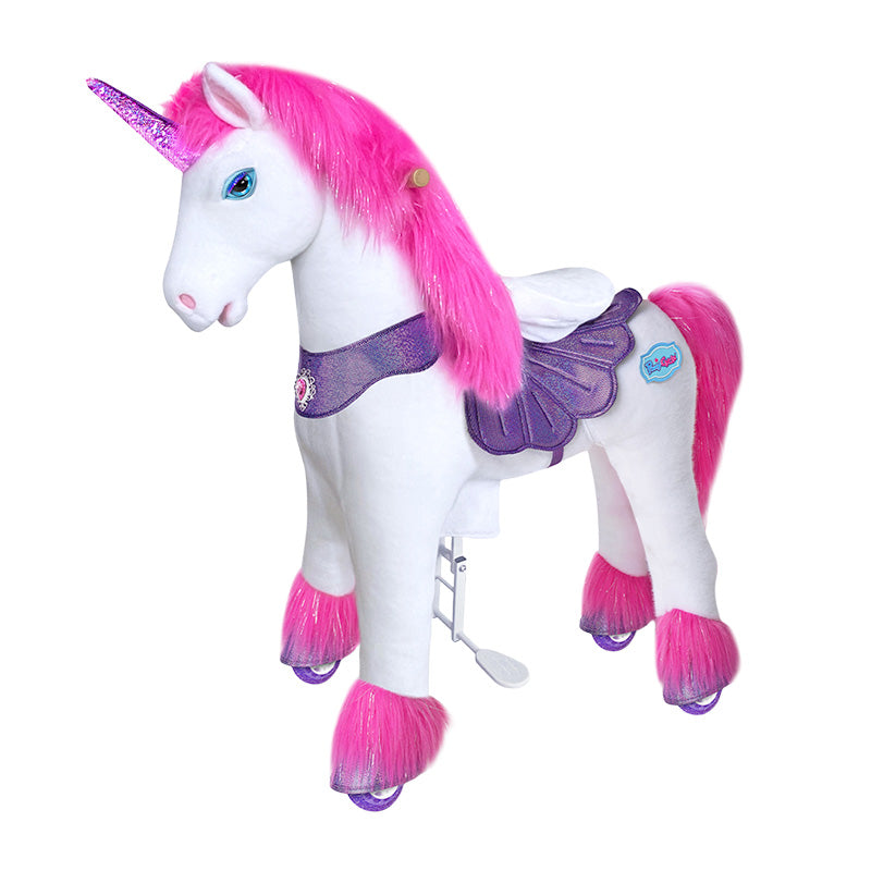 Pink Unicorn Rideable Toy for Kids | Model Y | PonyCycle® – PonyCycle ...