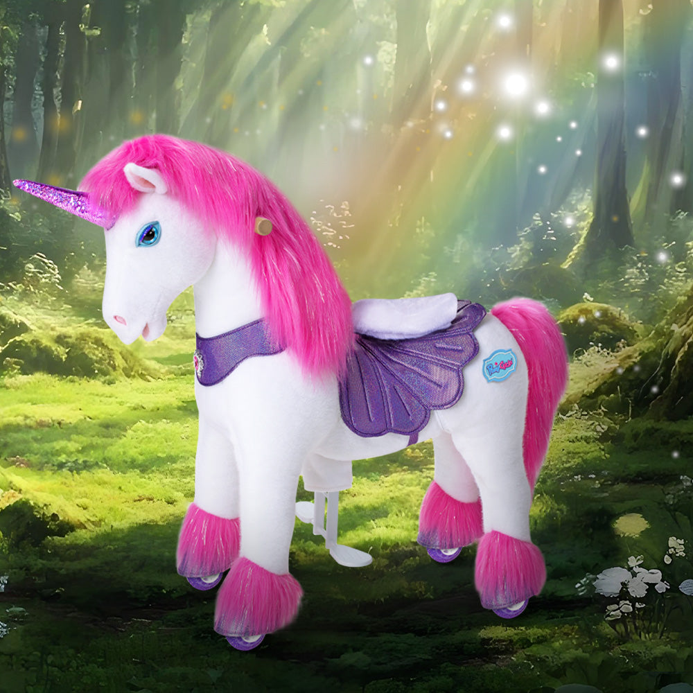 Pink Unicorn Rideable Toy for Kids | Model Y | PonyCycle® – PonyCycle ...